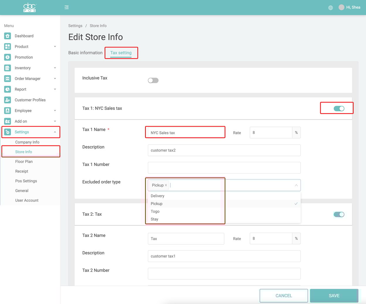 Store Setting: Quick Start Guide